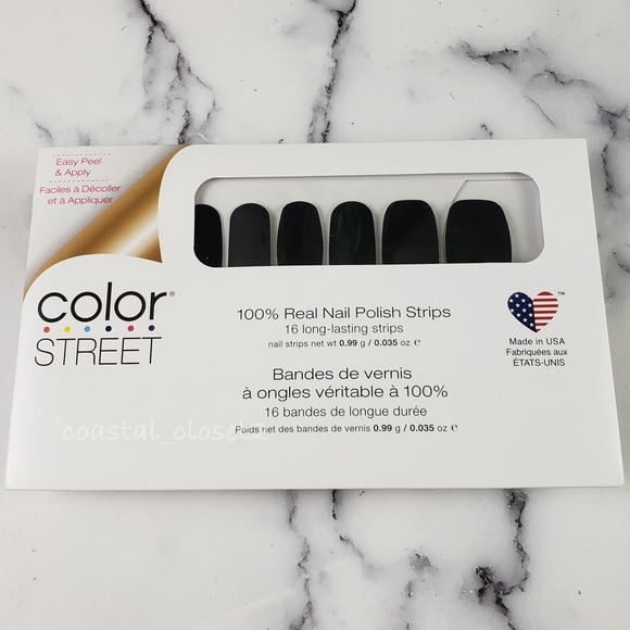 Color Street | Makeup | Midnight In Manhattan Color Street Nail Strips ...